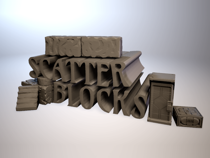 Scatter Blocks by Ill Gotten Games » 3D Printing for Gaming and More