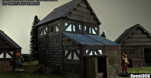 homesteads and Hostelries 3D Printable Tile Set » 3D Printing for ...